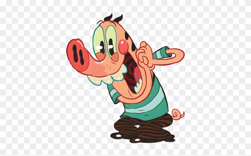 Pig Goat Banana Cricket Pig Character Thumbnail 550x510 - Nickelodeon ...